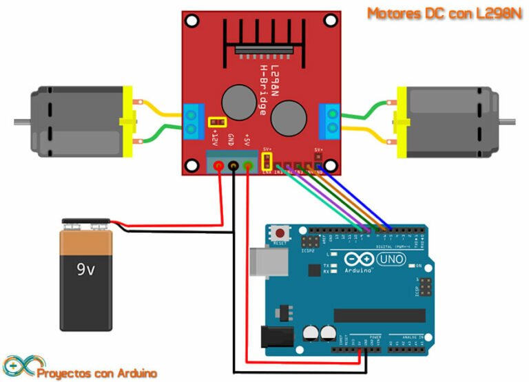🤖 Módulo L298N | Proyectos con Arduino